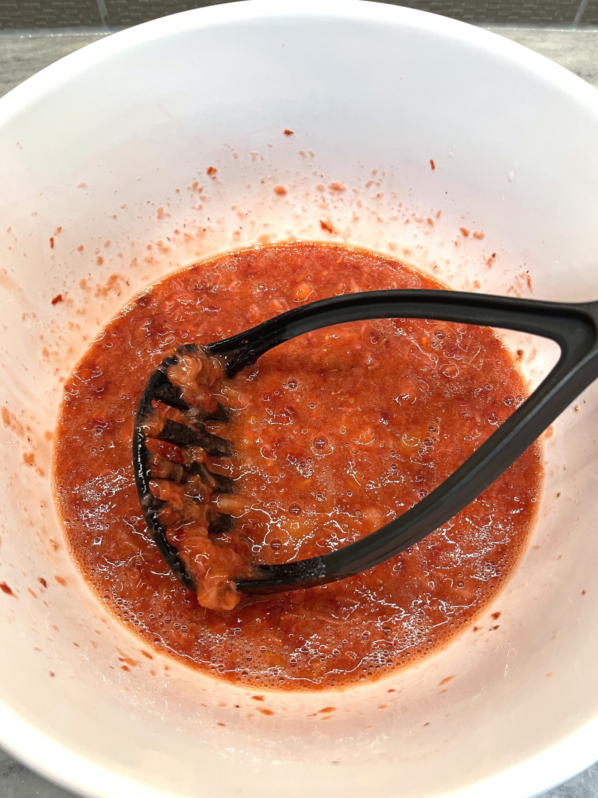 Pasta with strawberries or kluski z truskawkami - Mama's recipe